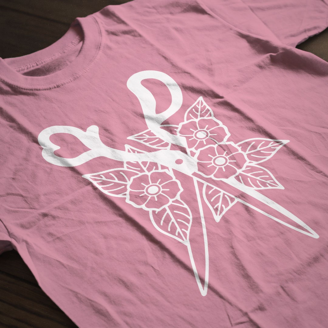 Floral Scissors SVG Flower Hair Stylist Sewing SVG for Cricut - Etsy