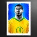 Ronaldo Nazario Brazil Football Print - Etsy