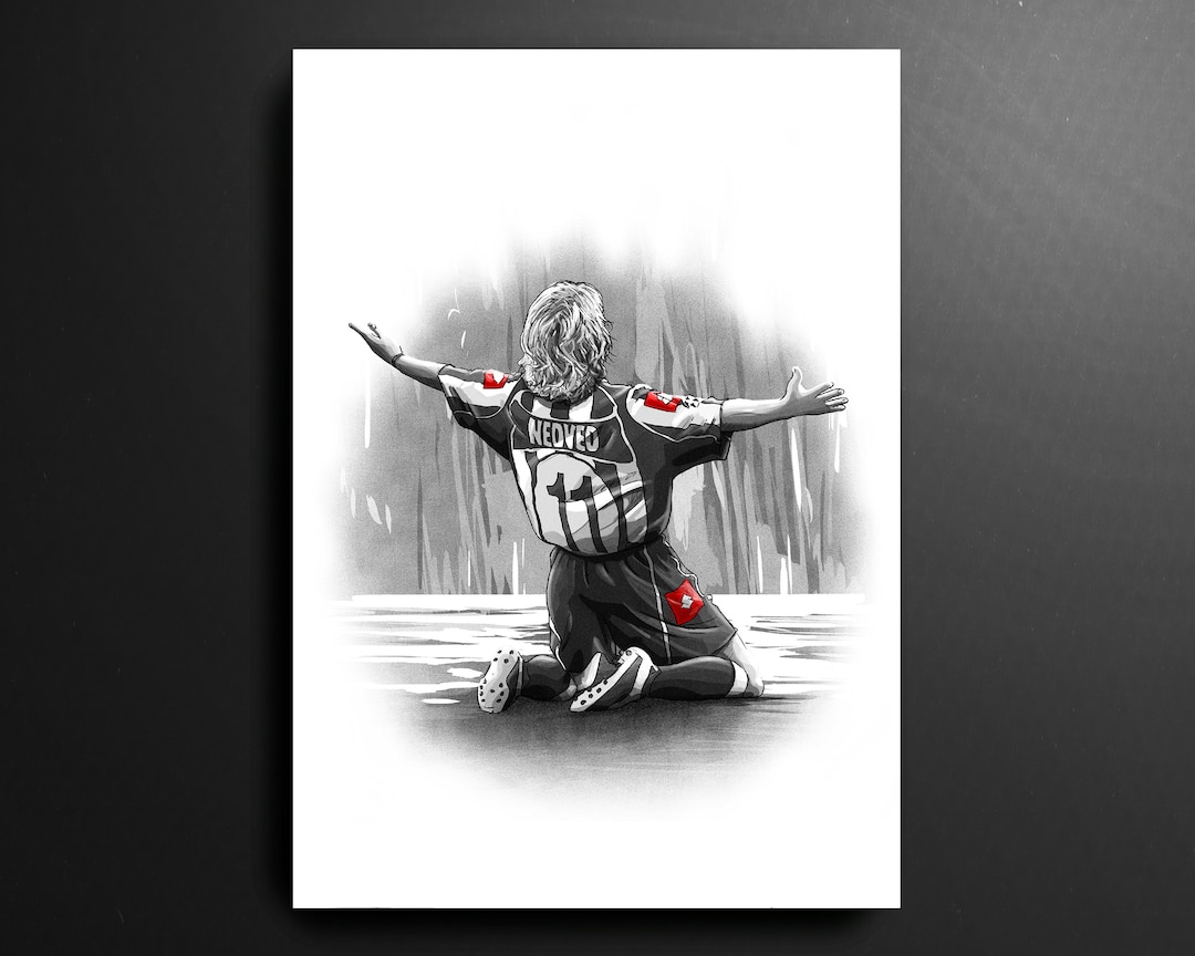 Pavel Nedved Juventus Serie A Football Print - Etsy