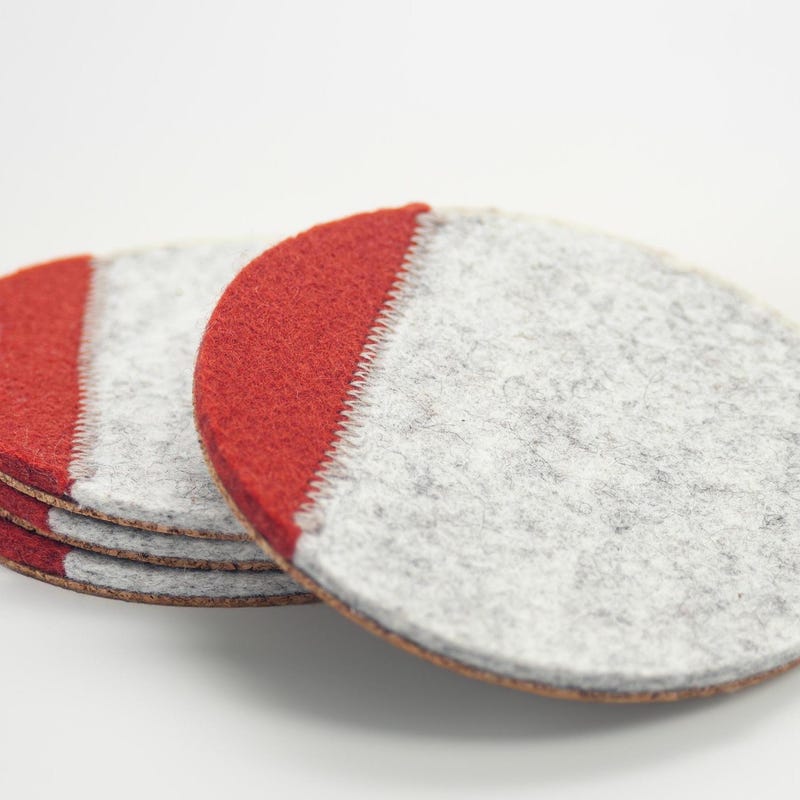 Felt Coasters - Etsy