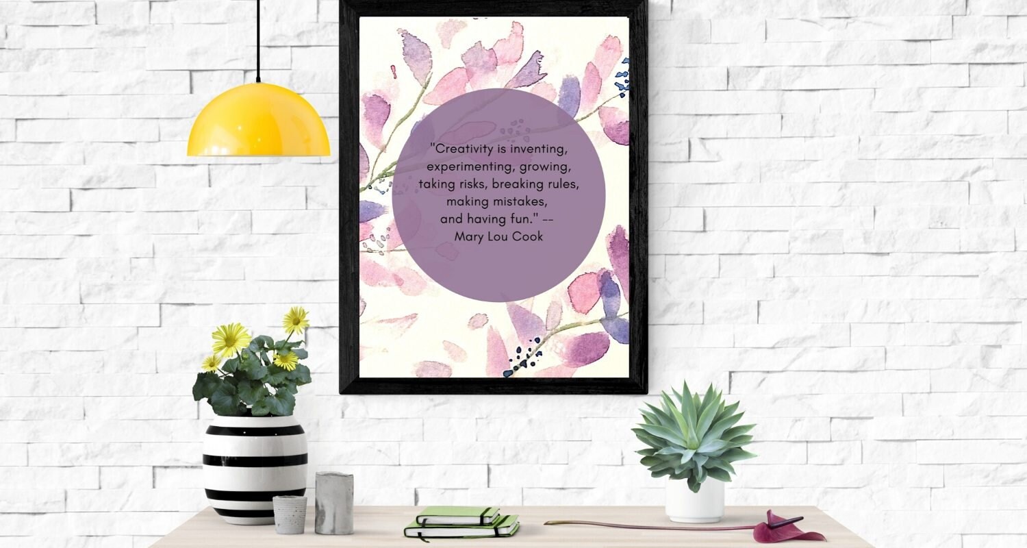 Motivational Wall Art Mary Lou Cook Art Quote Printable Art - Etsy