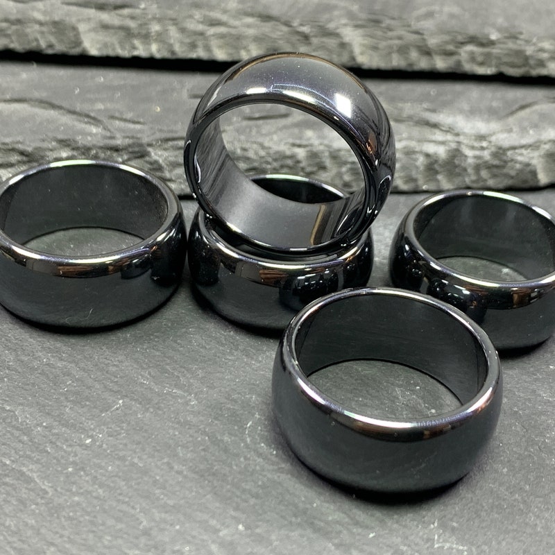 Hematite Ring - Etsy