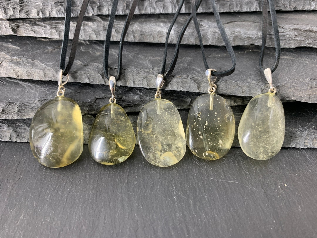 Libyan Desert Glass Pendant | Libyan Gold Tektite | Highly Protective ...