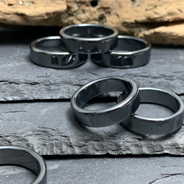 Hematite Ring - Etsy