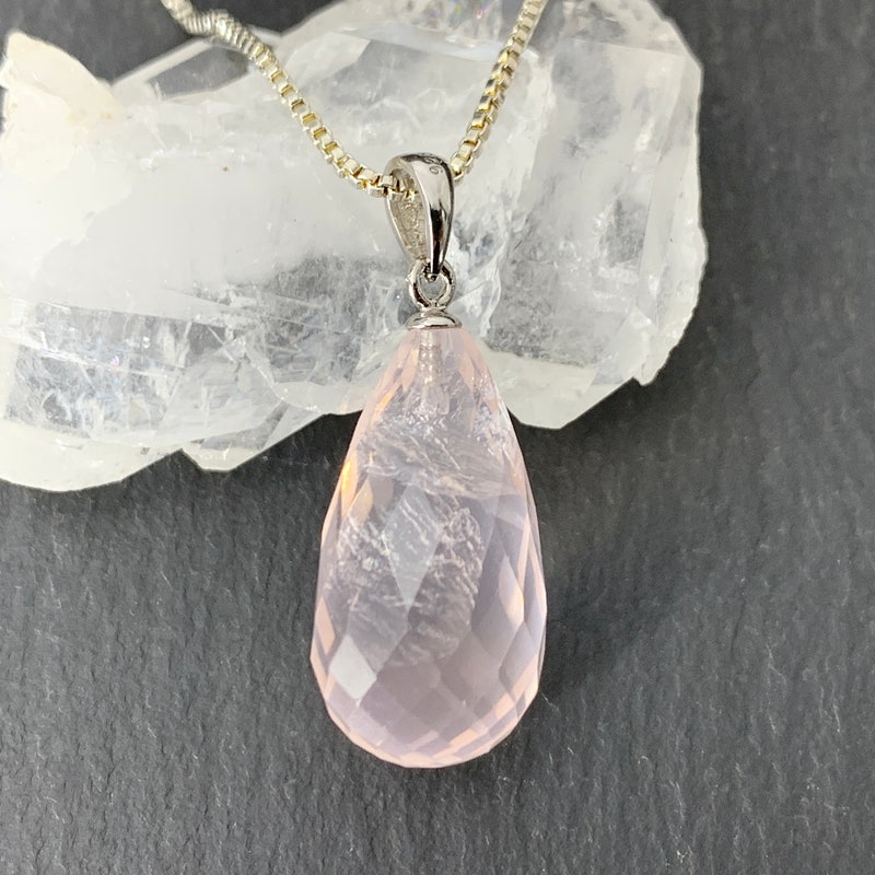 Faceted Rose Quartz - Etsy
