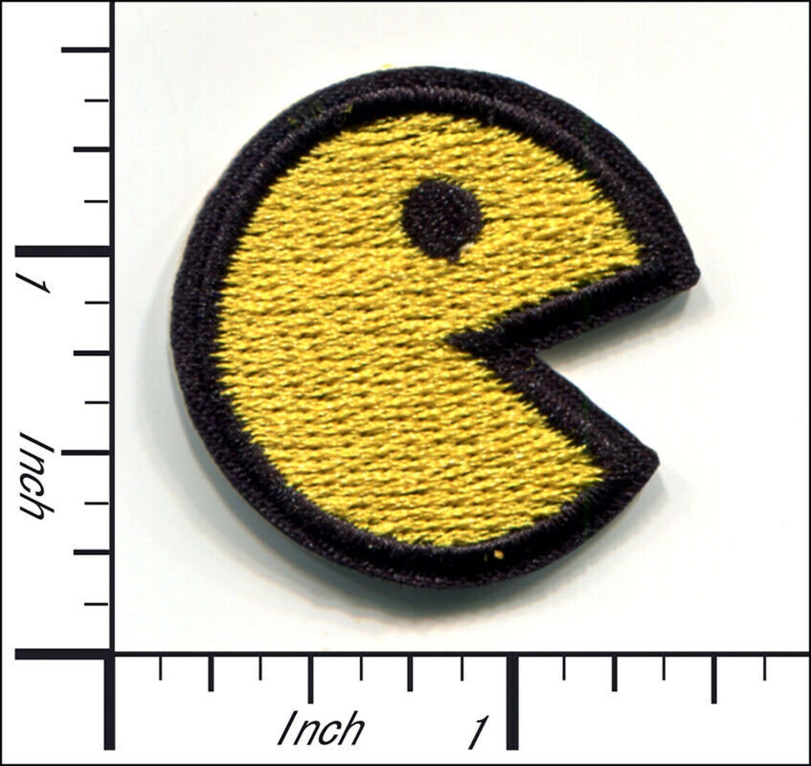 PAC-MAN PATCH 80's 1980's Retro Old-School Arcade | Etsy