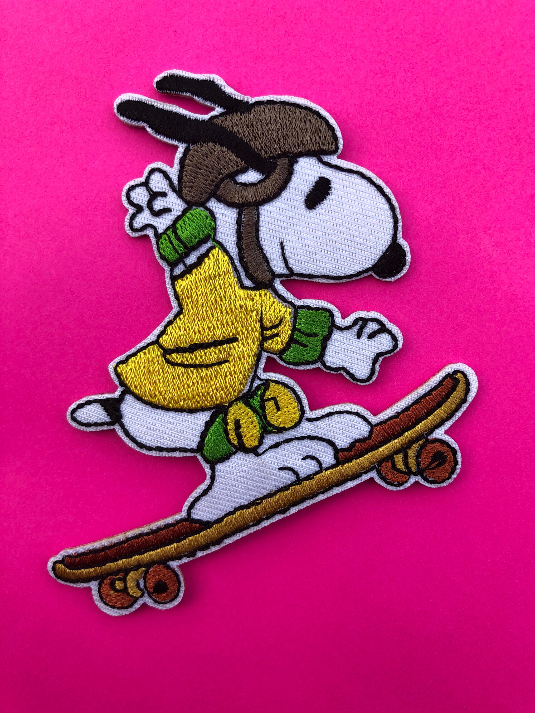 SKATER SNOOPY PATCH Peanuts Charles M. Schulz Charlie Brown | Etsy