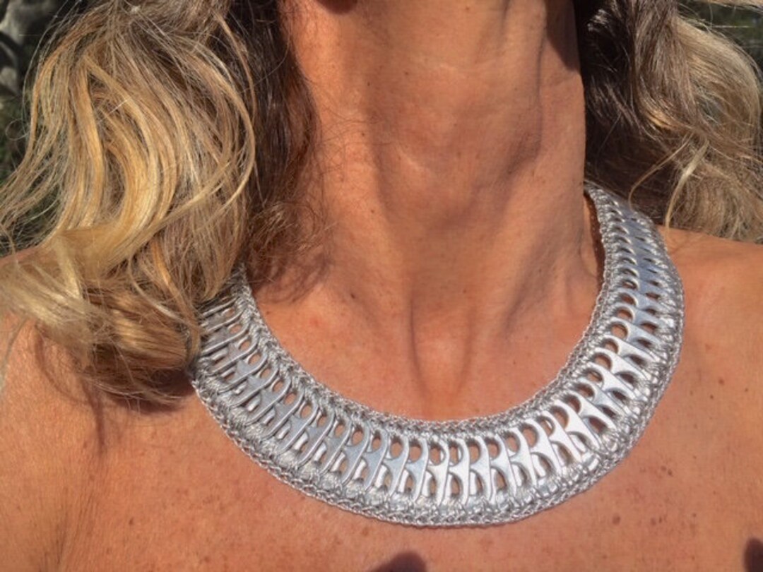Necklace Made in Recycle Tabs of Can - Etsy