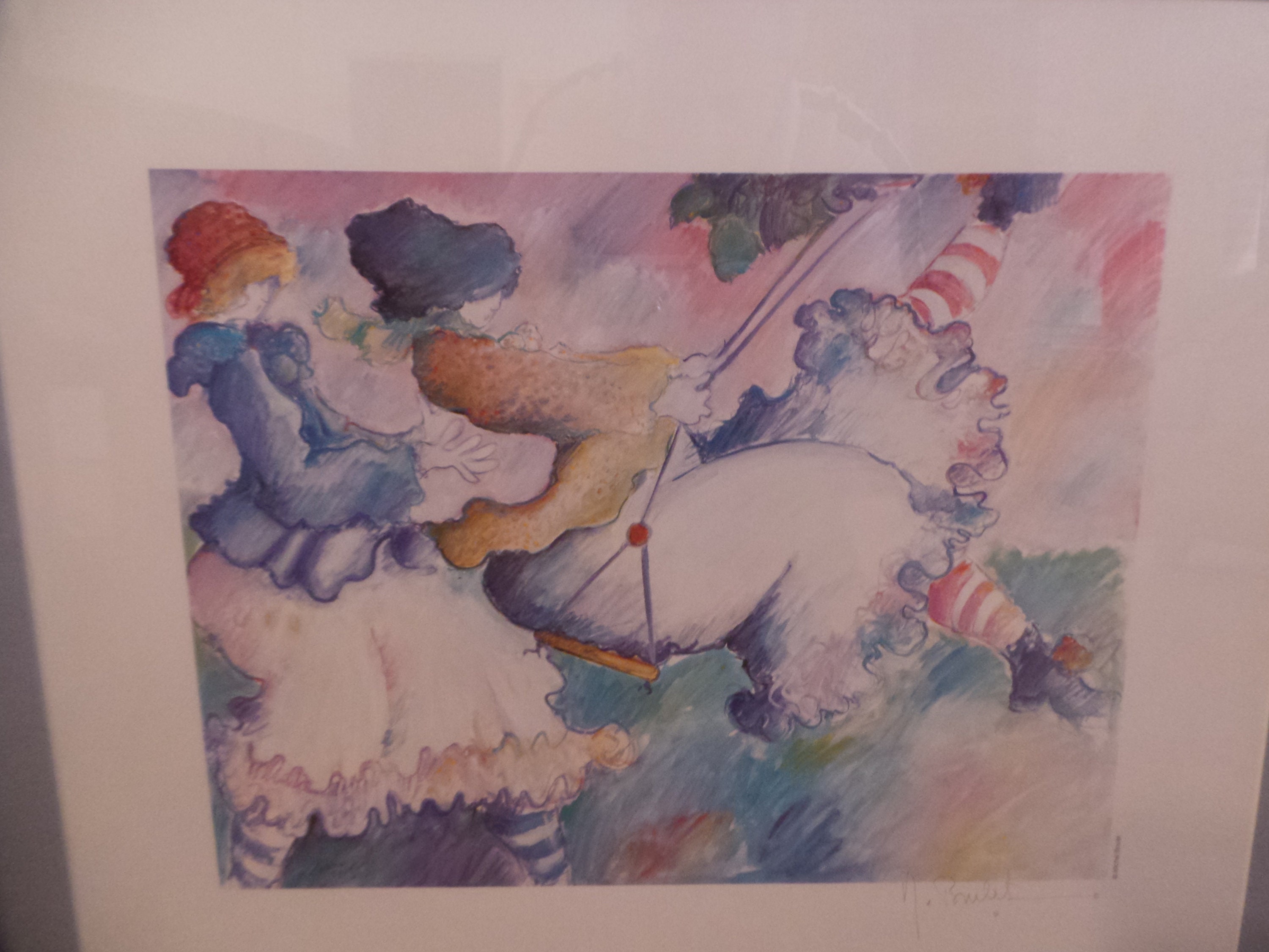 Michel Boulet firmado grabado francés enmarcado y mate La - Etsy España