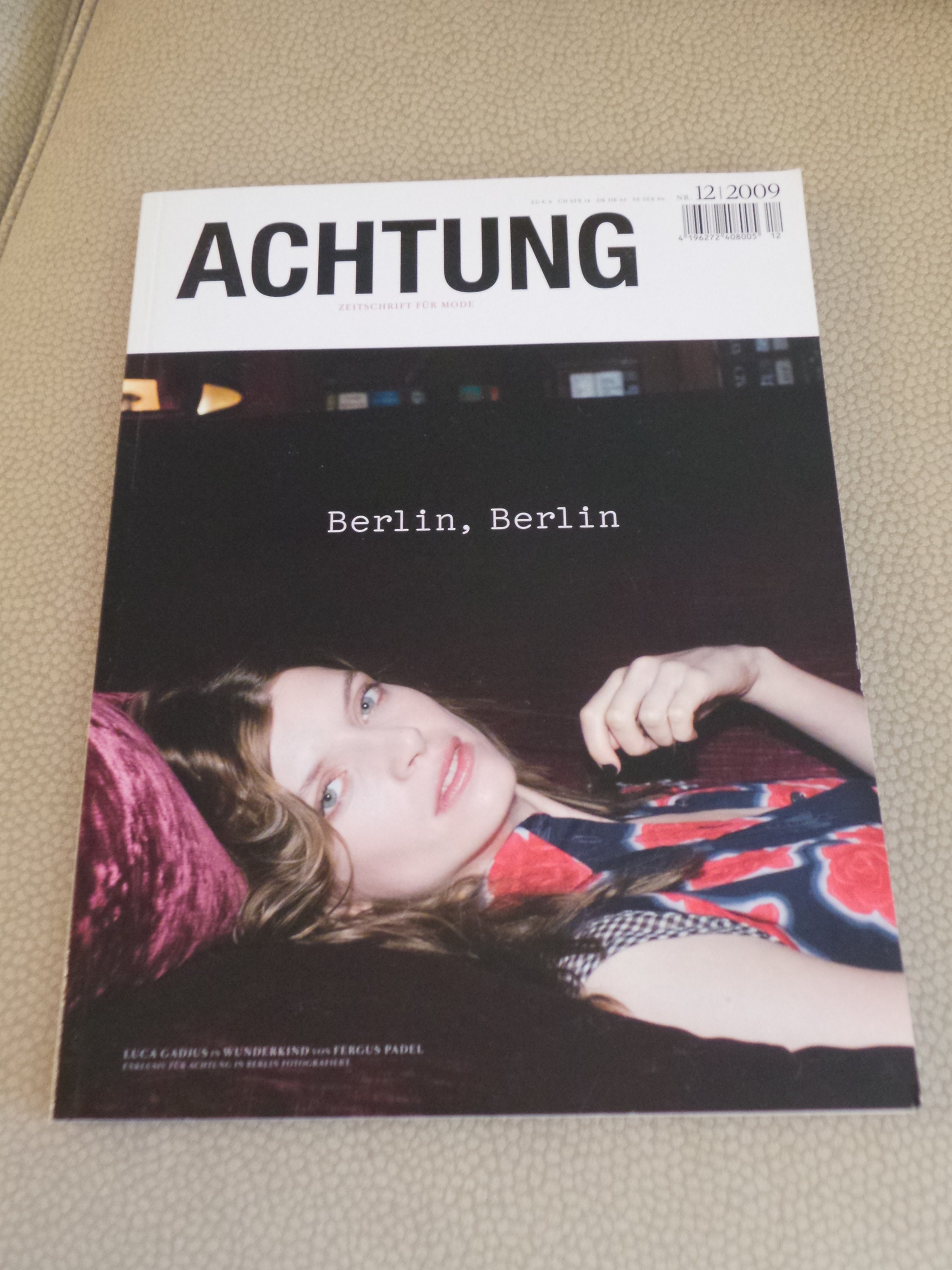 Achtung German Fashion & Culture Magazine 12 Berlin 2009 . - Etsy UK
