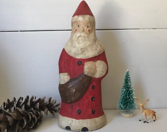 Folk art santa | Etsy