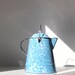 Large Enamel Coffee Pot / Antique Farmhouse Kitchen / Vintage ...