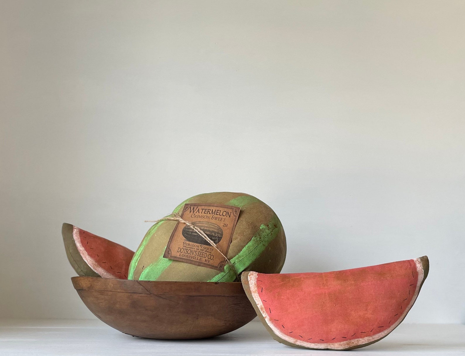 Primitive Watermelon Summer Bowl Fillers Watermelon Slices - Etsy