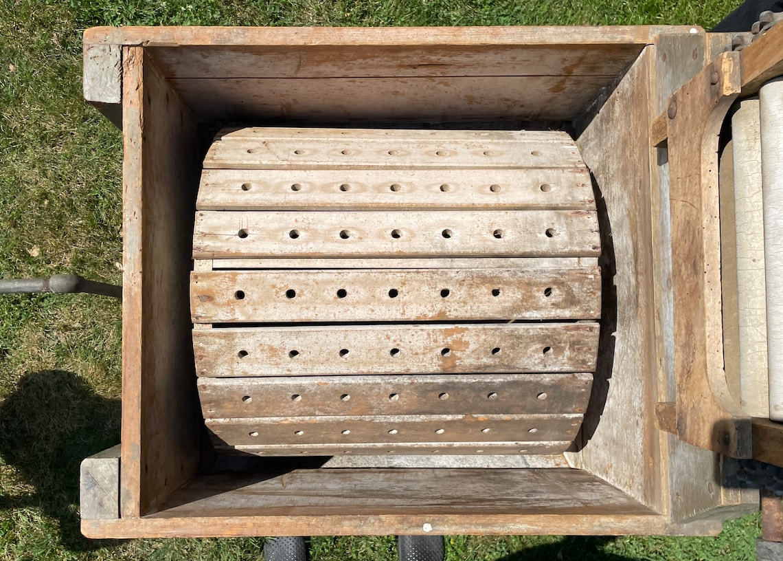 Antique Hand Crank Wash Machine With Wringer Primitive Laundry - Etsy