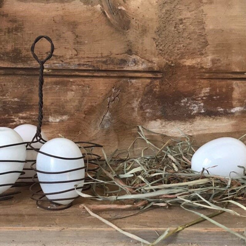 Wire Egg Basket - Etsy