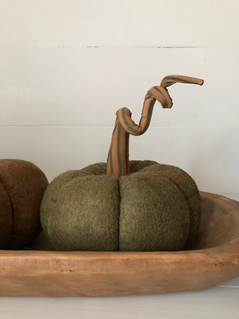 Fabric Pumpkins Primitive Fall Decor Sold Separately | Etsy