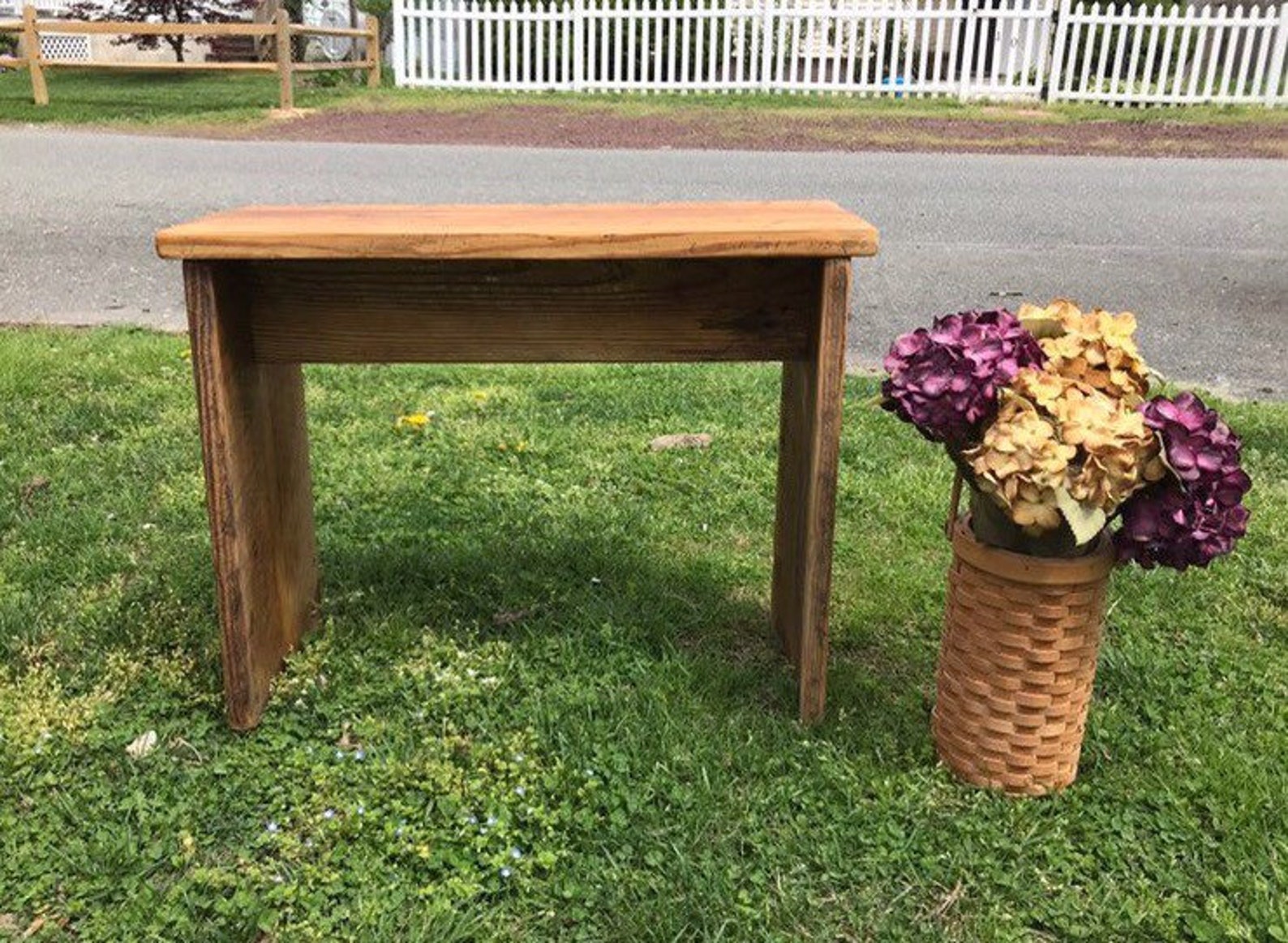 Rustic Barn Wood Bench Small - Etsy
