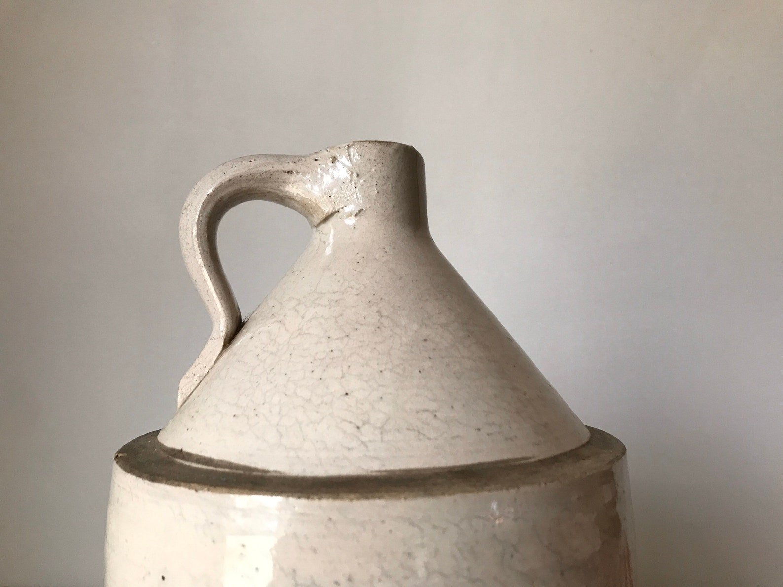Vintage Stoneware Crock Jug - Etsy