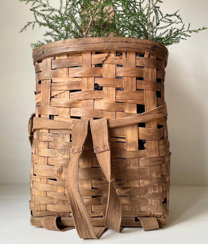 Antique Trappers Adirondack Basket Backpack Basket Hunting - Etsy