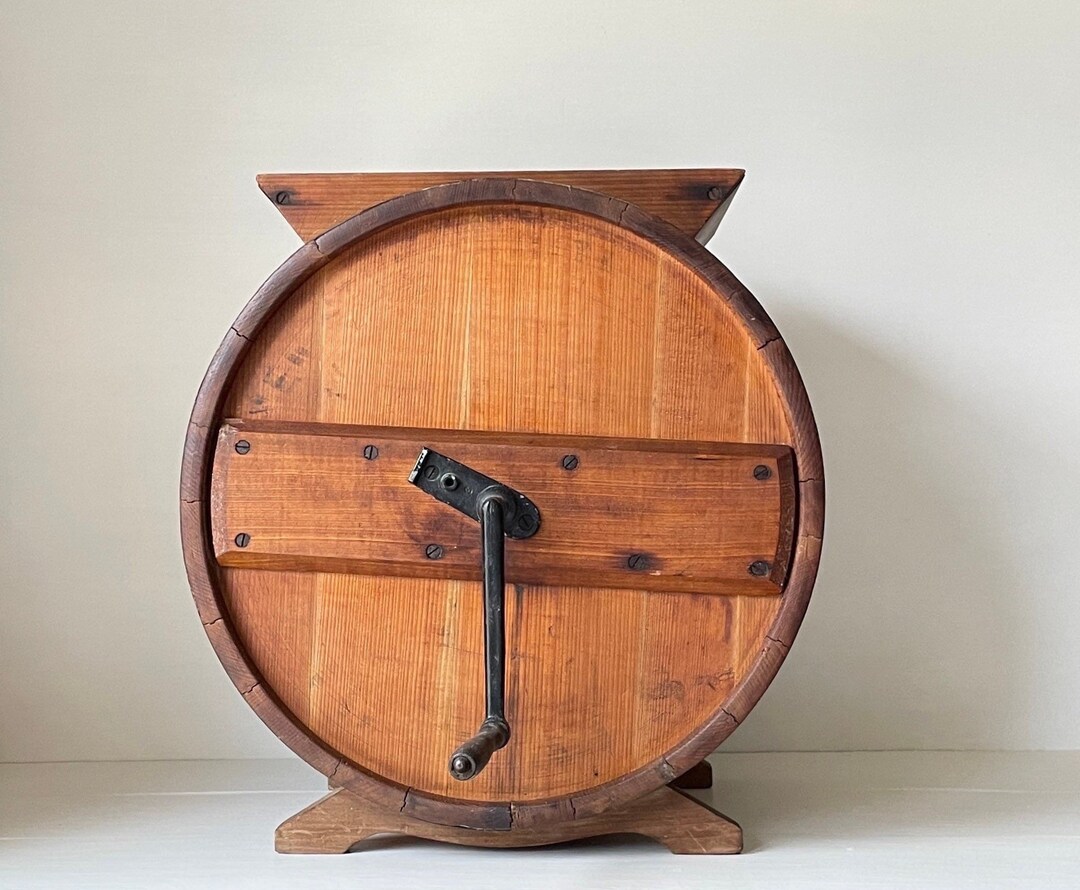 Wooden Barrel Butter Churn Primitive Antique Farmhouse Kitchen Decor - Etsy