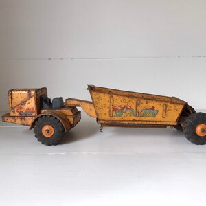 Vintage Marx Lumar Toy Truck - Earth Hauler - Etsy