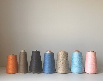 Vintage Spools of Industrial Thread String SOLD SEPARATELY | Etsy