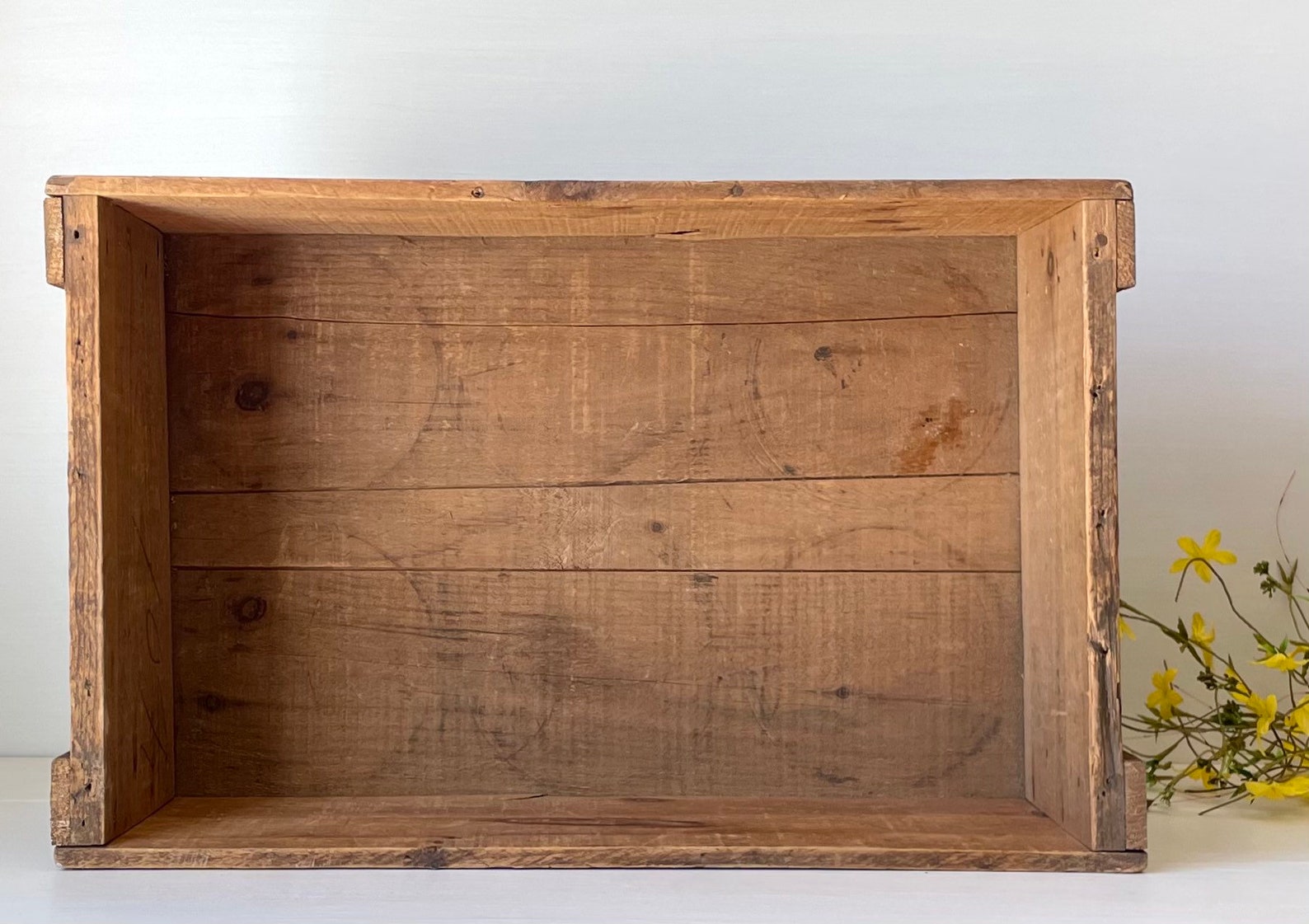 Antique Advertising Crate Box Wooden Boston Varnish Company | Etsy