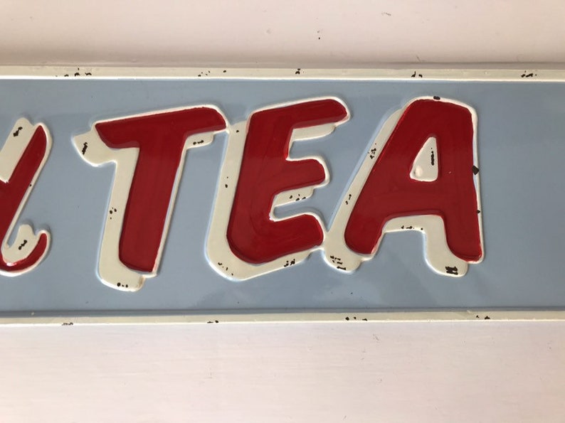 Retro Ice Tea Sign Metal - Etsy