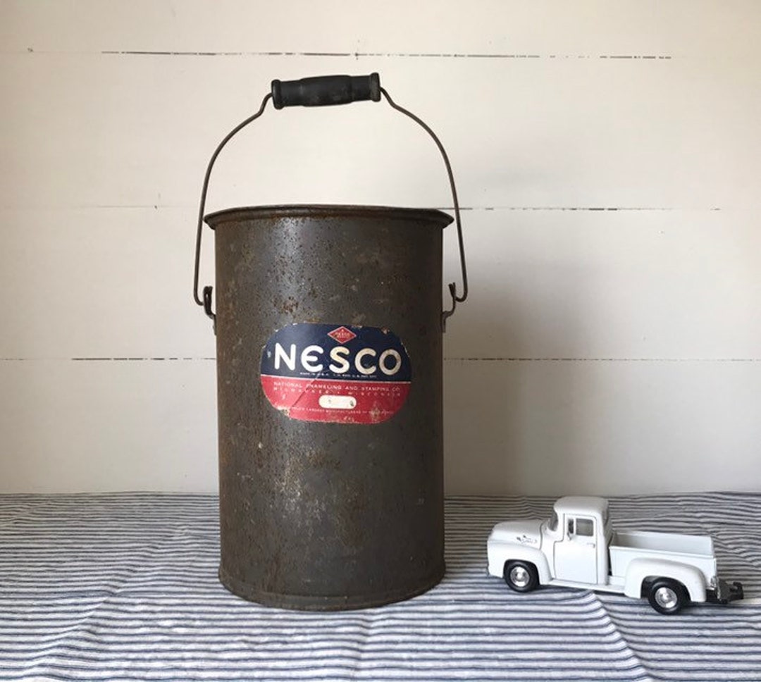 Vintage Milk Can or Milk Pail - Antique Milk Bucket - Etsy