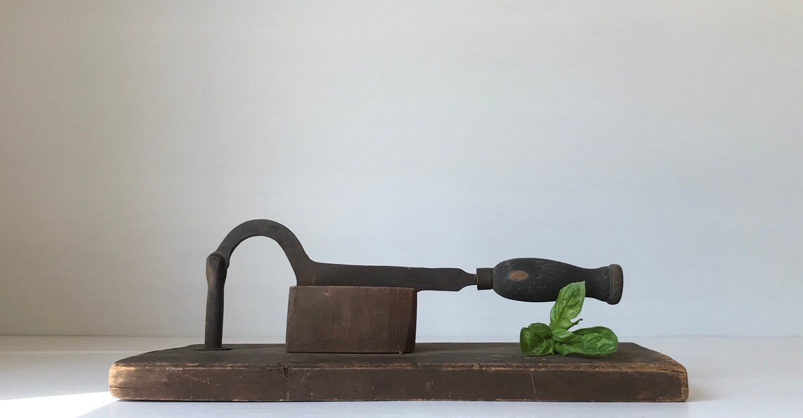 Antique Primitive Herb Chopper L Herb Cutter - Etsy