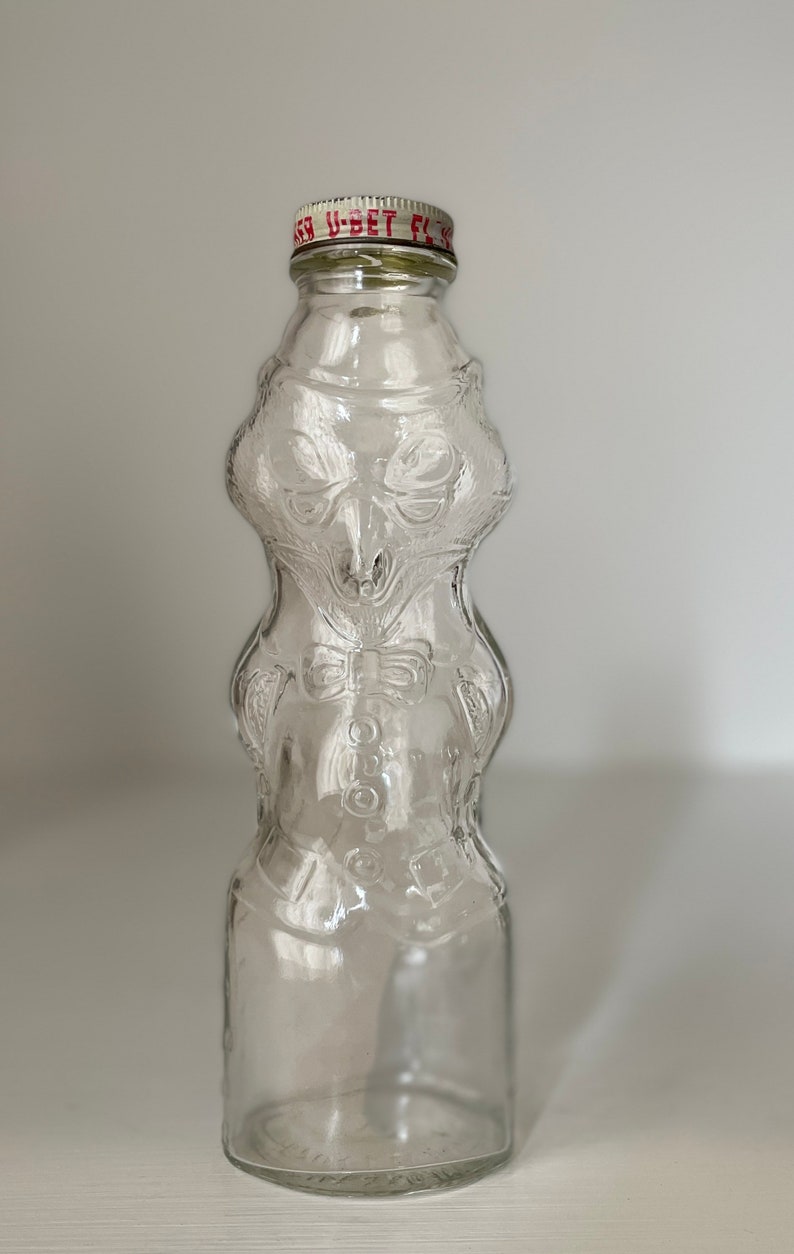 Vintage Snow Crest Bear Bank Bottle or Fox Bank - Etsy