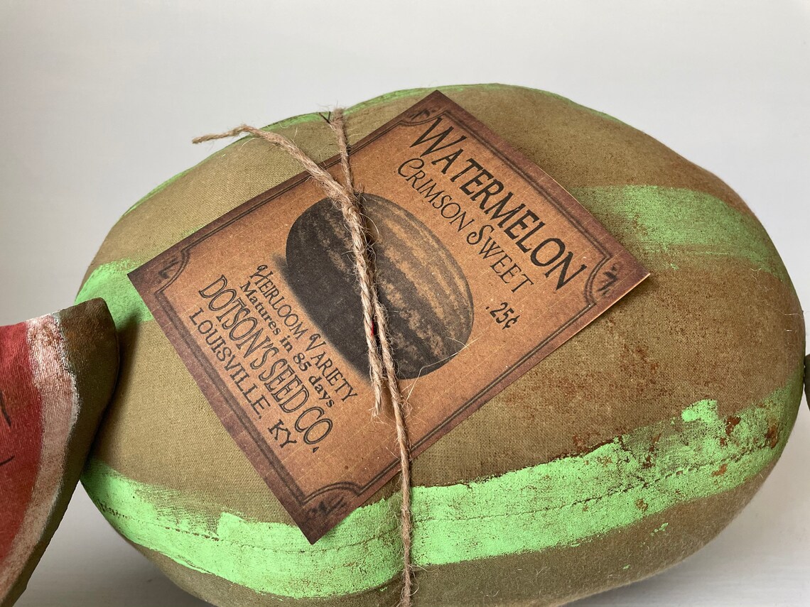 Primitive Watermelon Summer Bowl Fillers Watermelon Slices - Etsy