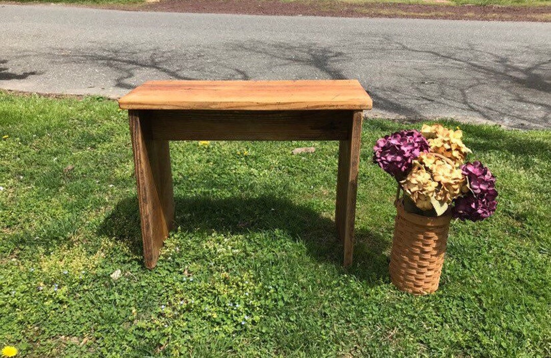 Rustic Barn Wood Bench Small - Etsy