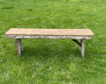 Primitive Bench - Etsy