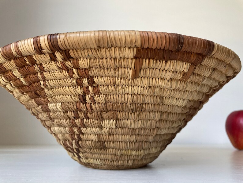 Woven Sweet Grass Basket Vintage Rye Basket African Basket Bowl - Etsy