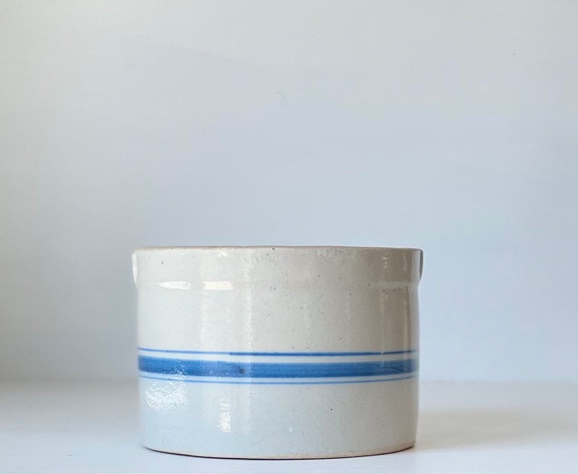 Antique Stoneware Butter Crock Farmhouse Kitchen Crock - Etsy