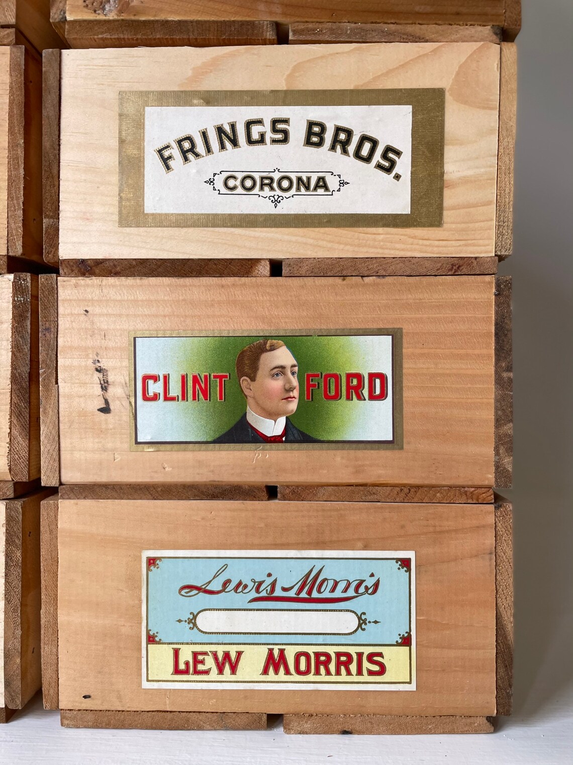 Small Wooden Crate Box Storage Organizing Box With Vintage - Etsy