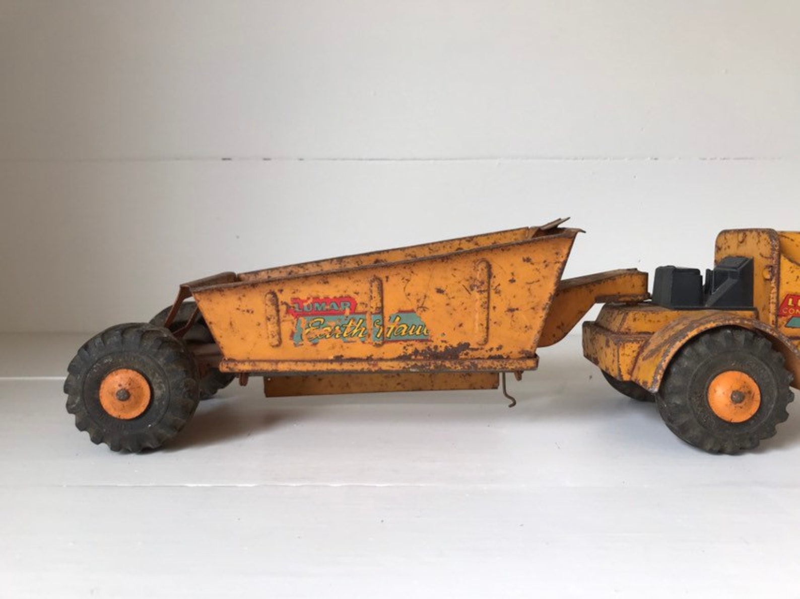 Vintage Marx Lumar Toy Truck - Earth Hauler - Etsy