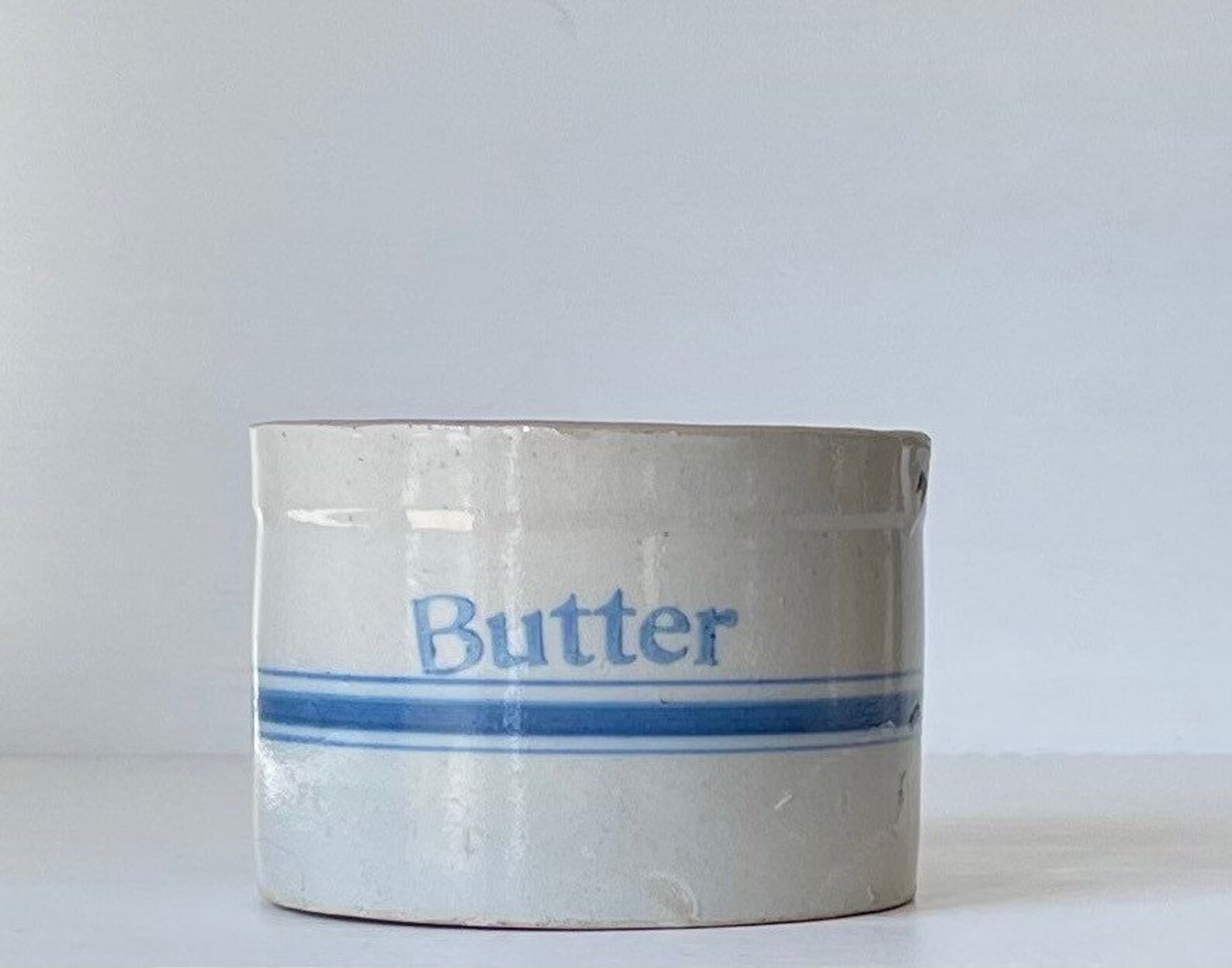 Antique Stoneware Butter Crock Farmhouse Kitchen Crock - Etsy