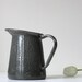 Small Blue Gray Enamel Pitcher - Etsy