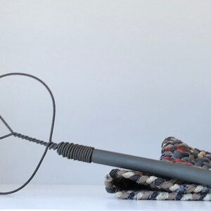 Antique Rug Beater With Wood Handle . Carpet Cleaner Tool . Primitive ...