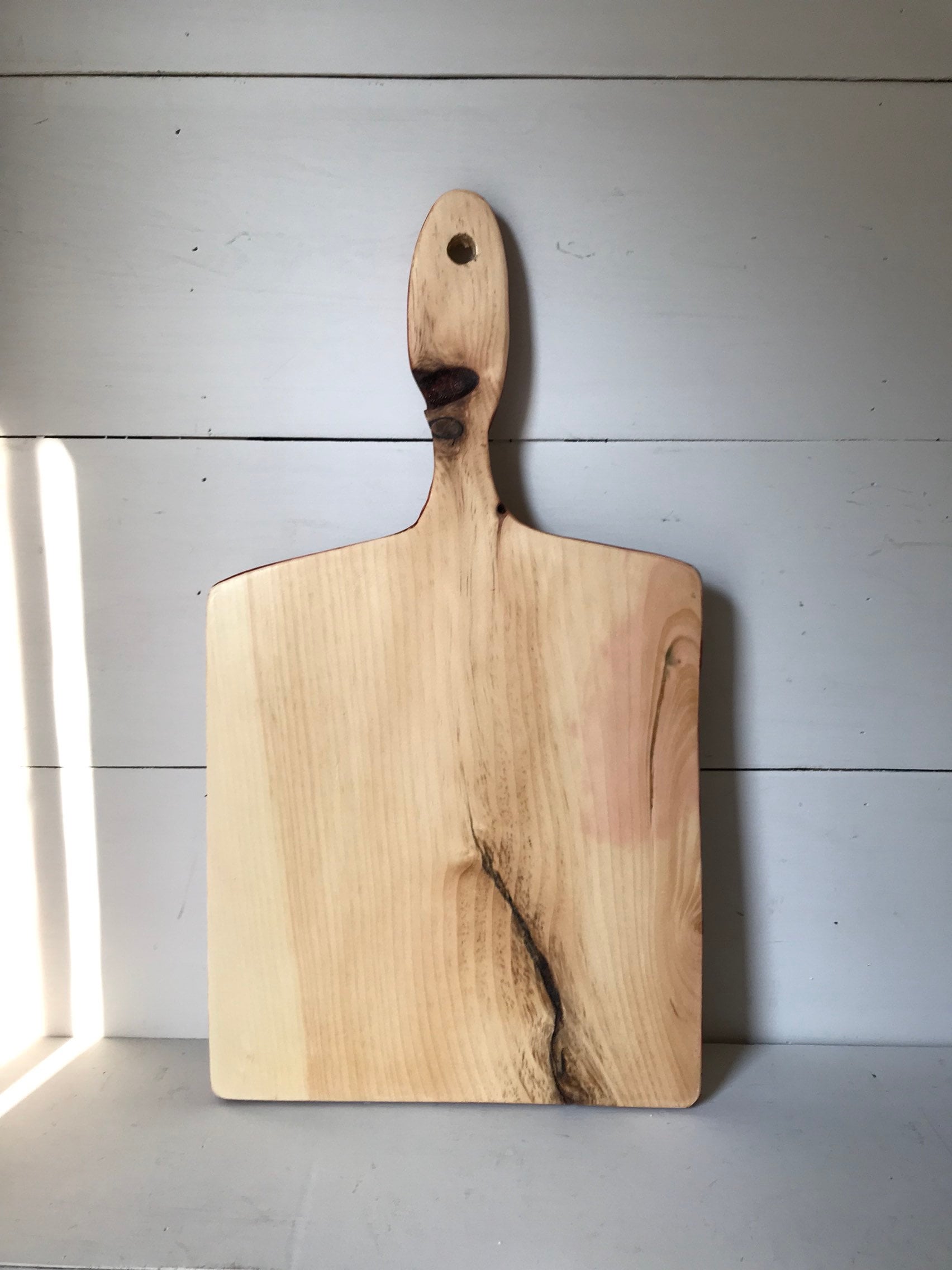 Cutting Board With Handle Wood Wall Decor Farmhouse Kitchen | Etsy