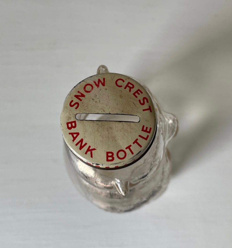 Vintage Snow Crest Bear Bank Bottle or Fox Bank - Etsy