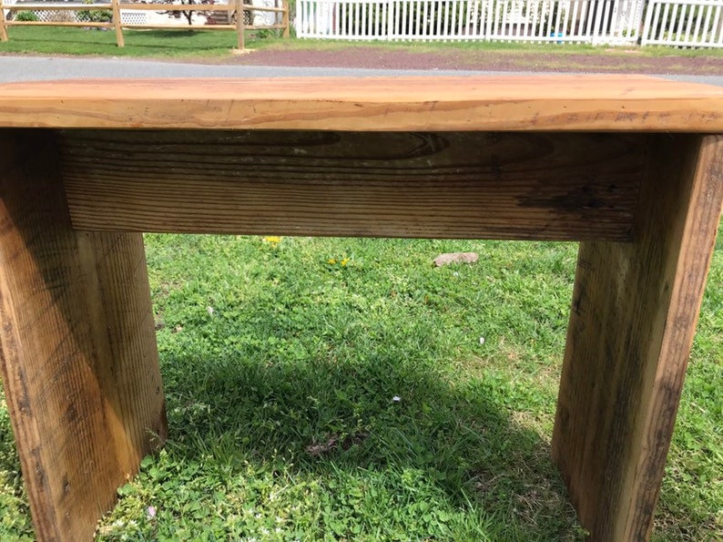 Rustic Barn Wood Bench Small | Etsy