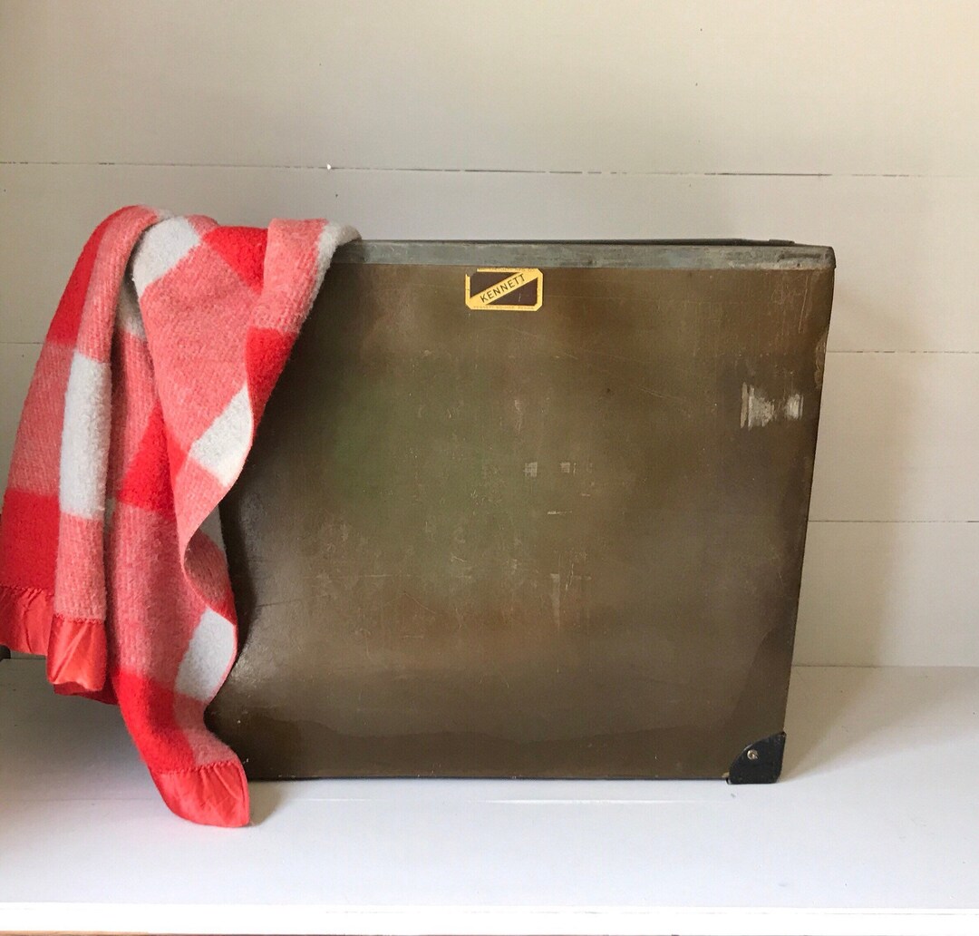 Large Green Industrial Fiberboard Storage Bin - Etsy