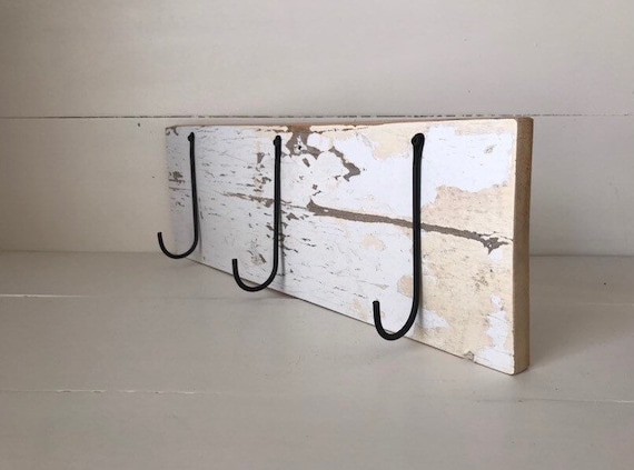 Rustic Farmhouse Coat Rack Reclaimed Barn Wood Minimalist | Etsy
