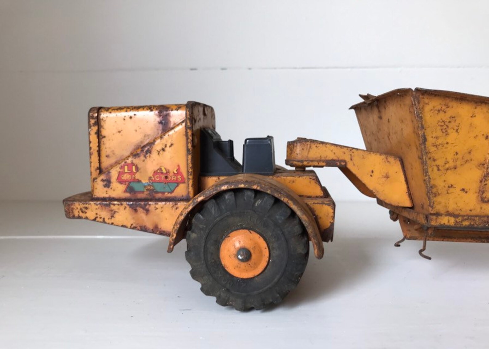 Vintage Marx Lumar Toy Truck - Earth Hauler - Etsy