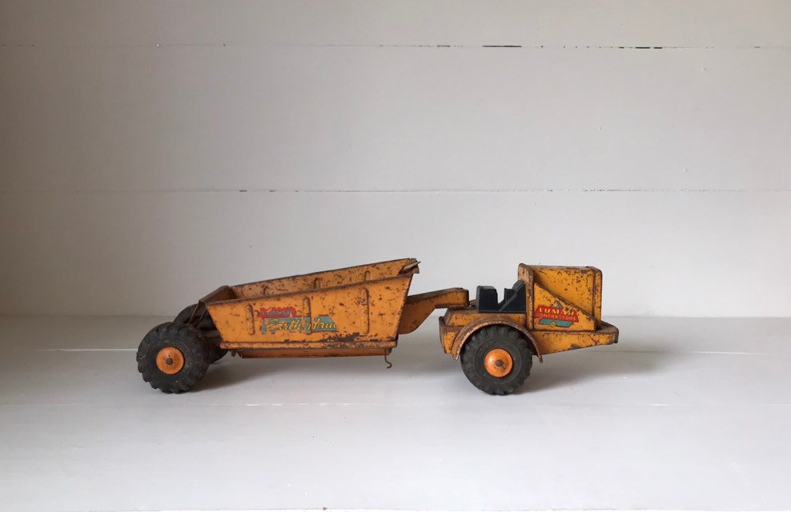 Vintage Marx Lumar Toy Truck - Earth Hauler - Etsy
