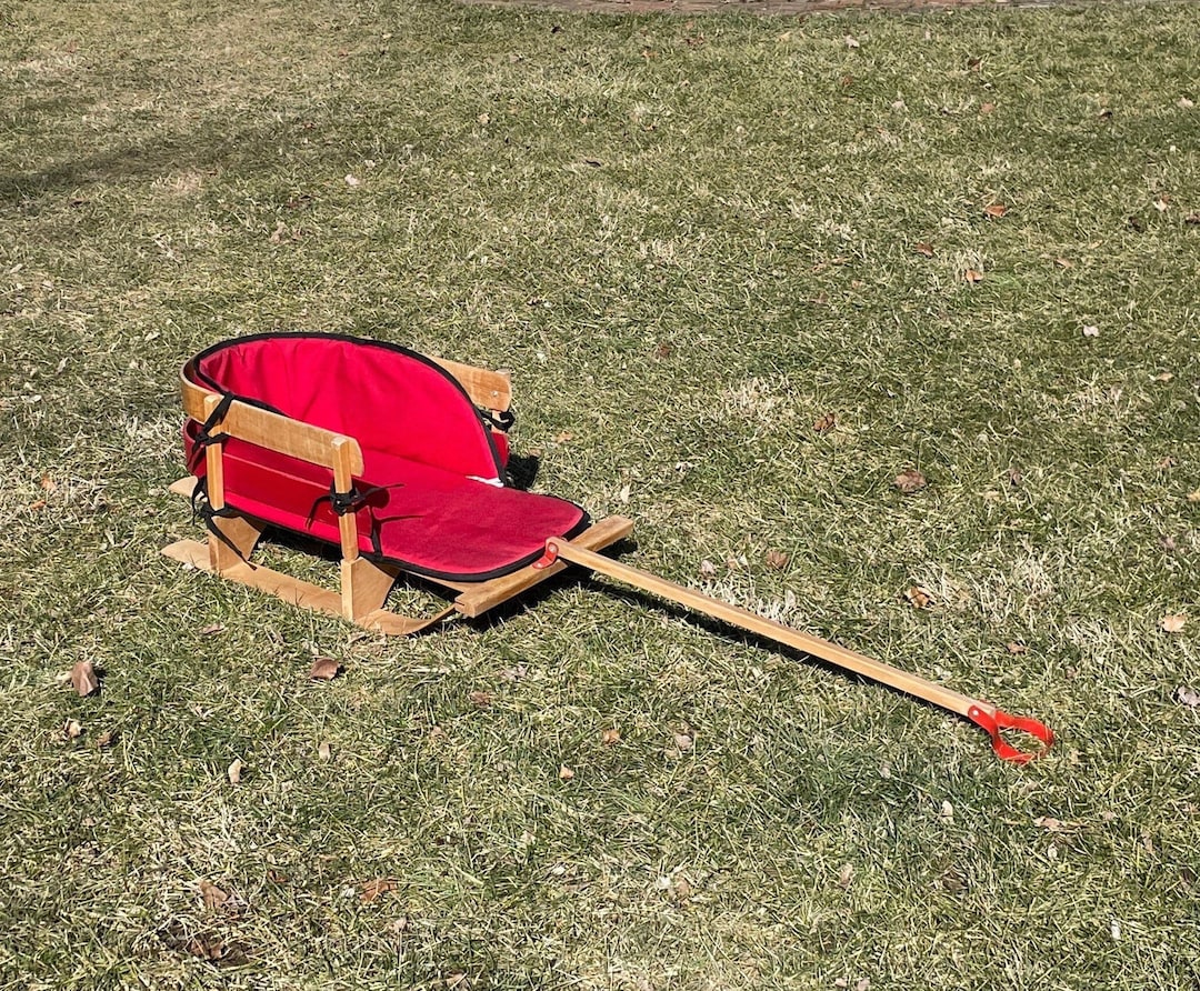 L L Bean Childs Pull Sled Vintage Childs Snow Toy - Etsy