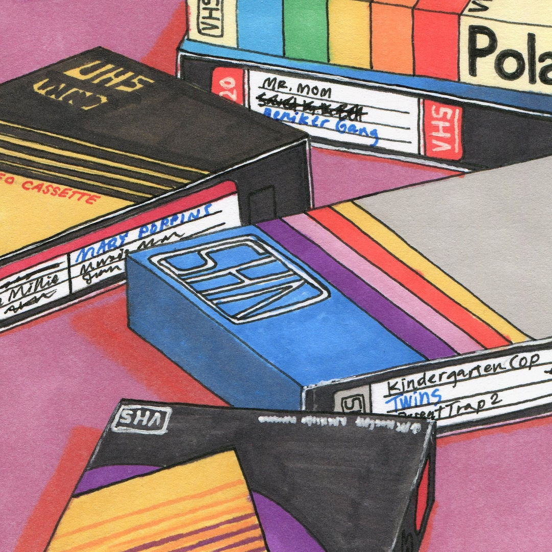 VHS Tapes – 4"x4" PRINT - Etsy